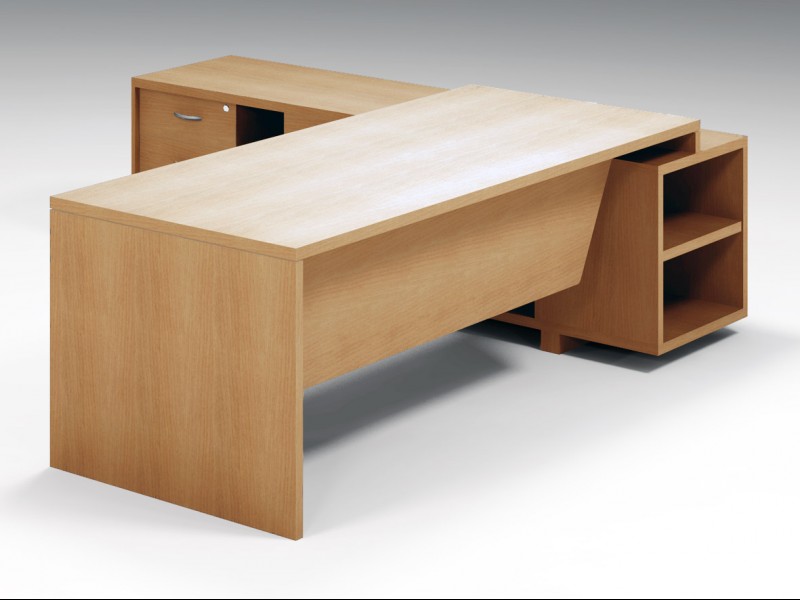Urban World :: Executive Desk with Side Unit